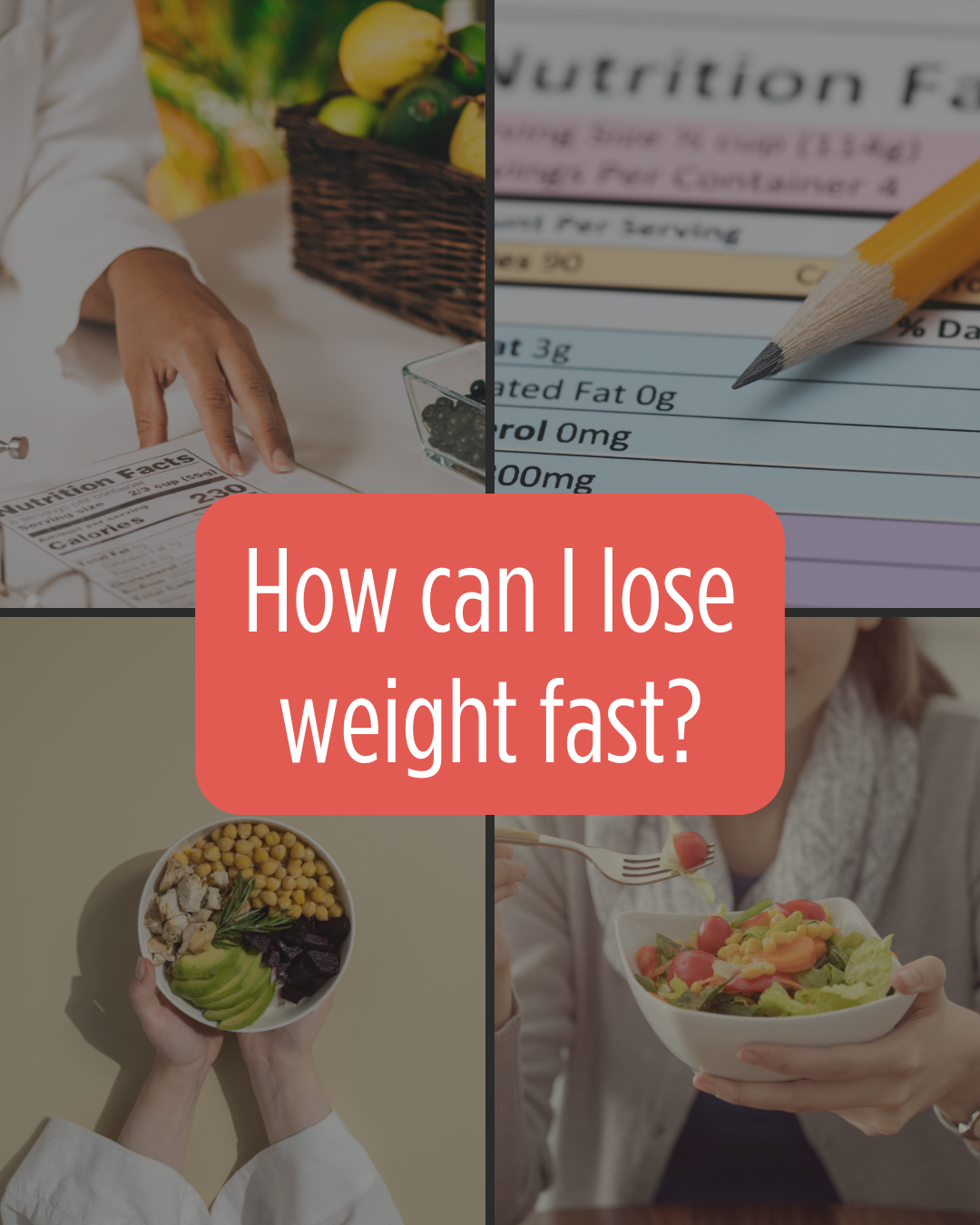 How can I lose weight fast? - JD Nutrition LLC